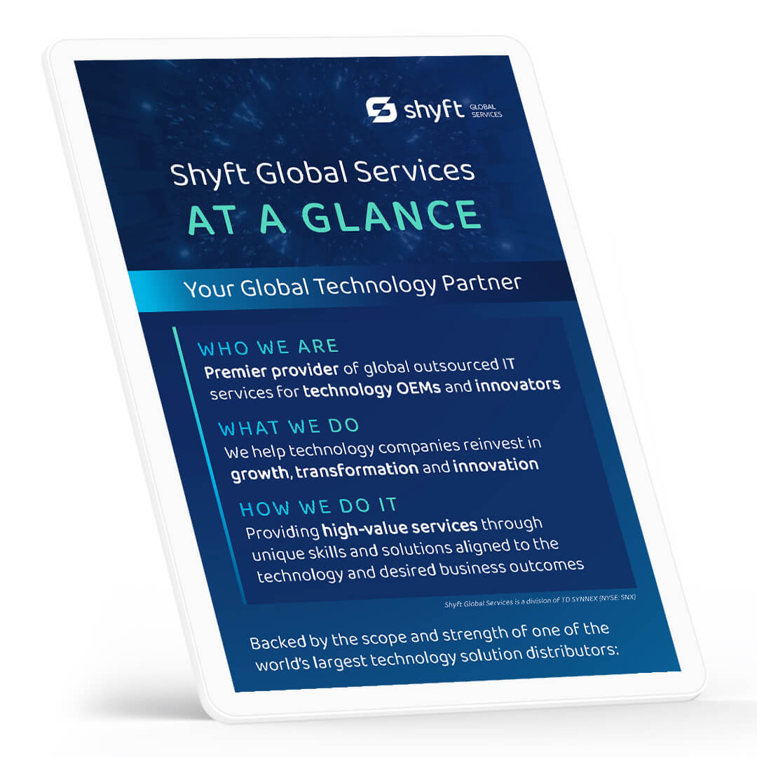 Shyft Global Services at a Glance Infographic | Shyft Global Services